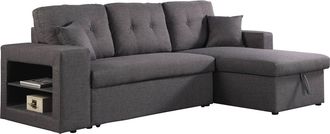 Habitat et Jardin Ecksofa reversibel mit Schlaffunktion Axel - 3-Sitzer - Grau