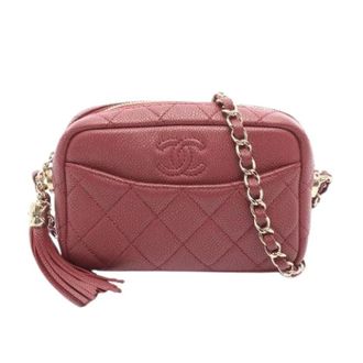 Chanel Pre-owned Coco Mark Matelasse Grained Calf Shoulder Bag - - Pre-owned - Damen - Rot - ONE SIZE