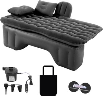 Generico Matchel Auto-Luftbett - aufblasbares Schlafbett, tragbares Bett, wiederverwendbar, multifunktionale Verriegelung am Rücksitz für Campingreisen, eine b