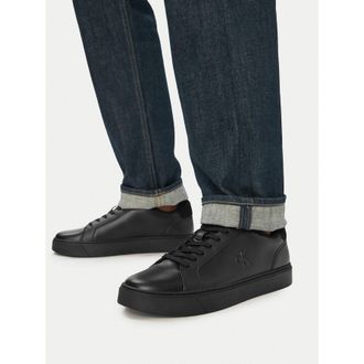 Calvin Klein Sneakers Calvin Klein Classic Cupsole Laceup Lth YM0YM01435 Schwarz