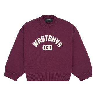 Worst Behavior Wrstbhvr, Femme, Pulls, Rouge, Taille: 36 FR Luna V2 Sweater