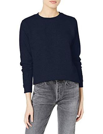 Gildan Femme Crewneck Sweatshirt Sweat, Bleu Marine, XL EU