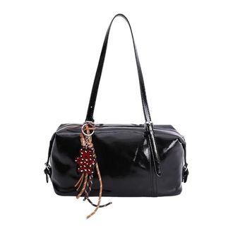 Generic Kexpery Sac &agrave; Main Femme PU Spacieux Style Bowling Sac &agrave; Main avec Poign&eacute;e Sup&eacute;rieure pour Usage Quotidien et Voyage