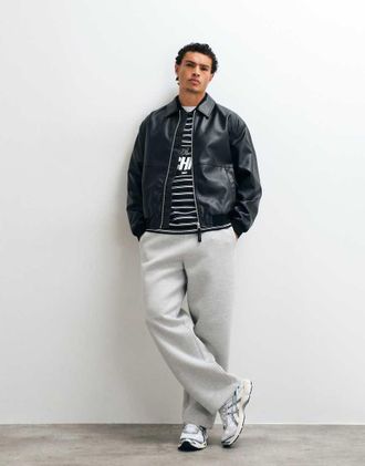 Asos bomber oversize noir