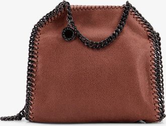 Stella McCartney Micro Falabella Shaggy Deer fabric crossbody bag - STELLA MCCARTNEY - gender_Woman
