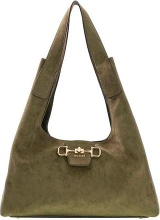 Guess Sac hobo en cuir velours