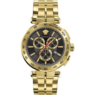 Versace Homme, Accessoires, Jaune, Taille: ONE Size Chronograph Aion Ve6Ca0623