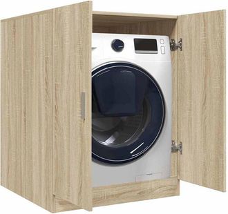 vidaXL Meuble pour machine &agrave; laver ch&ecirc;ne sonoma 70,5x71,5x91,5 cm Vidaxl