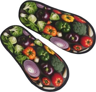 Generic Pantoufles Introduction De Divers L&eacute;gumes Portative Pantoufles DH&ocirc;tel Lavables Chaussons Pour H&ocirc;tel Femmes Invit&eacute; L