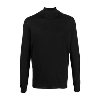 Goes Botanical Woll Turtleneck Gestrickt - - Knitwear - Herren - Schwarzk - 2XL