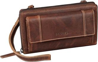 STILORD Marigold 3-in-1 Porte Monnaie Femme Cuir Pochette Telephone Portable Portefeuille Cuir Veritable avec 18 Fentes pour Cartes Sac à Bandoulière Etui sma