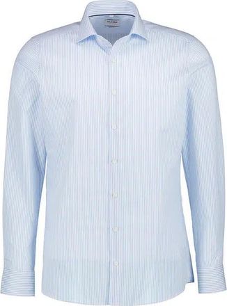 Olymp Herren Hemd blau Baumwolle