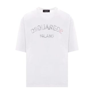 Dsquared2 Casual T-Shirt 100 - - Tops - Herren - Wei&szlig; - L
