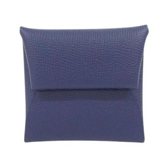 Herm&egrave;s Pre-owned Bastia Epsom M&uuml;nzetui - - Pre-owned - Damen - Blau - ONE SIZE