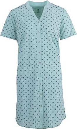 Zeitlos Chemise de Nuit Dames Manches Courtes Vêtement de Nuit Grandes Tailles, Farbe:Mint, Größe-Damen:M