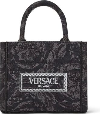Versace Femme, Sacs, Noir, Taille: ONE Size Barocco Jacquard Tote