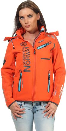 Geographical Norway Damen Softshell Jacke G-ROSE - CORAL - XXL/5