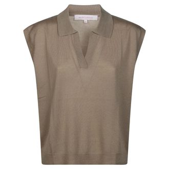 Absolut Cashmere Femme, Pulls, Beige, Taille: 40 FR Magali Polo Sm Aperta