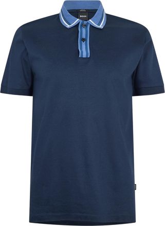 HUGO BOSS Poloshirt f&uuml;r Herren, kurz&auml;rmlig (Dunkelblau)