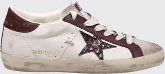 Golden Goose Low-Top-Sneaker Super-Star aus Rindsleder mit Used-Effekt