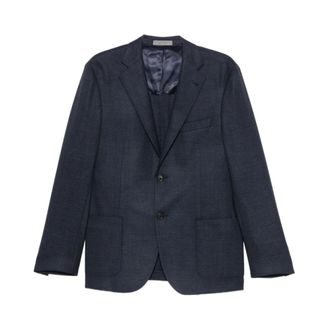 Corneliani Homme, Vestes, Bleu, Taille: 3XL Veste crois&eacute;e