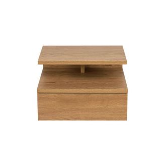 DRAWER Table de chevet murale 1 tiroir en bois - Bois clair - Kamichi