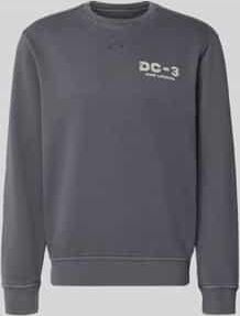 PME Legend Sweatshirt mit Label-Print und Rundhalsausschnitt