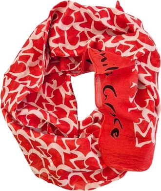 Manila Grace unisex, Accessoires, Orange, Taille: ONE Size Foulard fantasia logo