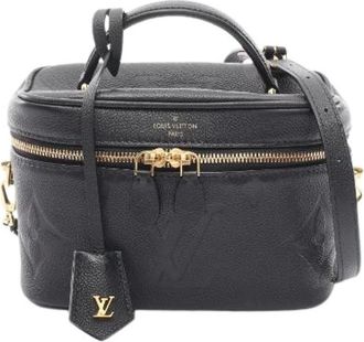Louis Vuitton Pre-owned Vanity PM Monogram Empreinte Handbag - Femme - Pre-owned - Noir - Taille: ONE Size