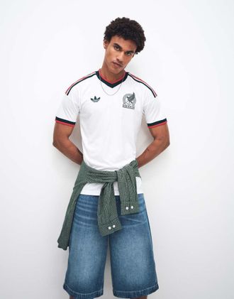 adidas adidas Football - Coupe du Monde 2026 - Maillot ext&eacute;rieur du Mexique - Blanc