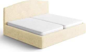 Paulato by GA.I.CO. PAULATO Husse f&uuml;r Kingsize-Bett &uuml;ber das Kopfteil und Grundgestell r&uuml;berziehen, Husse f&uuml;r Boxspringbetten 180-220cm Mikrofaser, bi-elastisches, kratzf