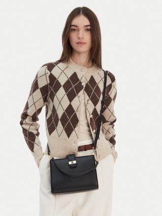 Tommy Hilfiger Handtasche Tommy Hilfiger Th Heritage Mini Satchel AW0AW18286 Schwarz