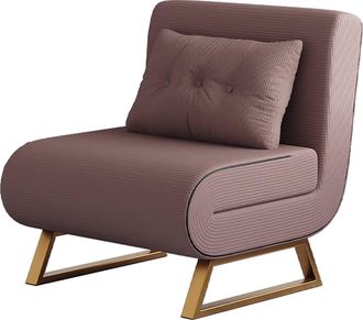 Generic Klappbares Schlafsofa f&uuml;r Kleine R&auml;ume Verstellbarer Schlafstuhl mit Hochdichtem Schaum, Stabiler Stahlrahmen, Platzsparendes Futon Sofa f&uuml;r Wohnung(B