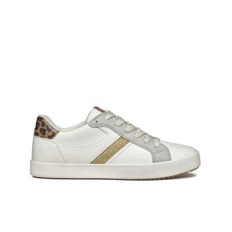 Geox Woman D BLOMIEE Cupsole/Vulcanized Optic White/Silver 38_EU