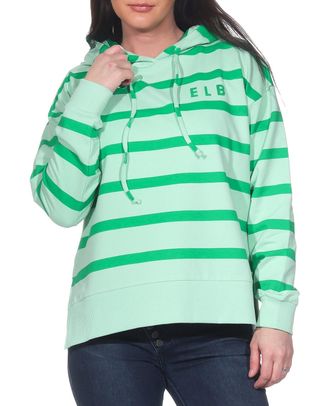 Elbsand Marvi Damen Hoodie, Pullover mit Kapuze und Schlitzen, locker geschnitten
