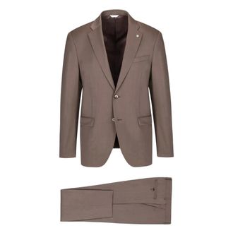 Manuel Ritz Costume simple boutonnage - Homme - Costumes - Brun - Taille: L