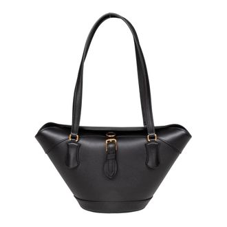 Dolce & Gabbana Schwarze Schultertasche Coffa Capri - - Bags - Damen - Schwarzk - ONE SIZE