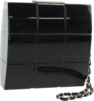 Chanel Pochette en plastique Pre-owned - Femme - Pre-owned - Noir - Taille: ONE Size