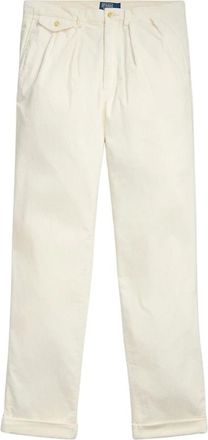 Ralph Lauren Homme, Pantalons, Blanc, Taille: W31 Pantalon Coupe Droite