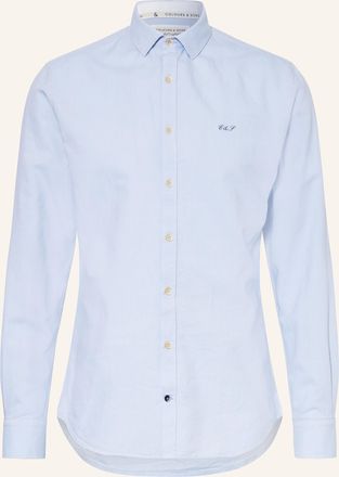 Colours & Sons Colours & Sons Hemd Slim Fit blau