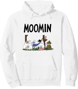 Moomin Mumin Family Relaxing Pullover Hoodie