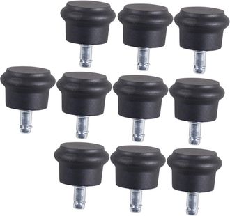 Cabilock 10 Stück Teiliges Höhenverstellbare Kunststoff füße Möbelzubehör rutschfest Stoßdämpfend Verstellbare Mechanische Fußstützen für Regale Sofas und Indu