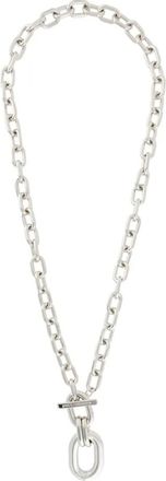 Paco Rabanne Halskette - Silver Chain Necklace With Bold Toggle Clasp - Gr. unisize - in Silber - für Damen