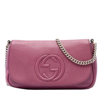 Gucci Sac bandouli&egrave;re vintage Pre-owned - Femme - Pre-owned - Rose - Taille: ONE Size