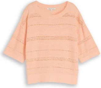Tom Tailor Strickpullover Pullover & Strickjacken Relaxed Fit Strickpullover mit Lochmuster