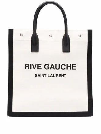 Saint Laurent Rive Gauche Shopper - Nude