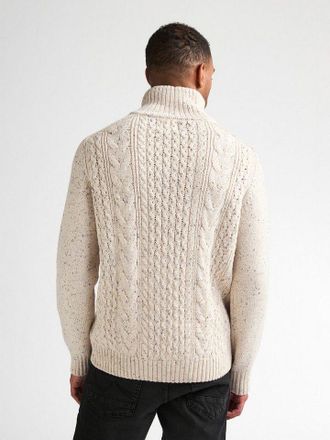 Petrol Industries Strickpullover mit markantem Zopfstrickmuster, Regular Fit