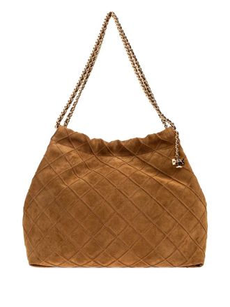 Tory Burch sac &agrave; main &agrave; anse en cha&icirc;ne - Marron