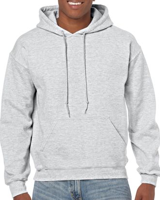 Gildan Kapuzen-Sweatshirt f&uuml;r Erwachsene, sanforisiert, 2er-Pack, Ash, XXL