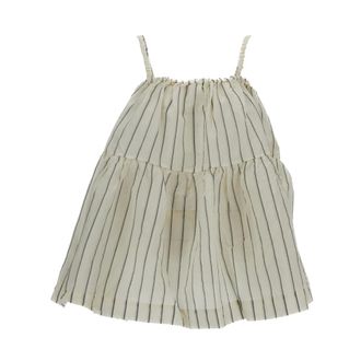 CASEY CASEY Femme, Tops, Beige, Taille: 38 FR Haut en Soie Ray&eacute;